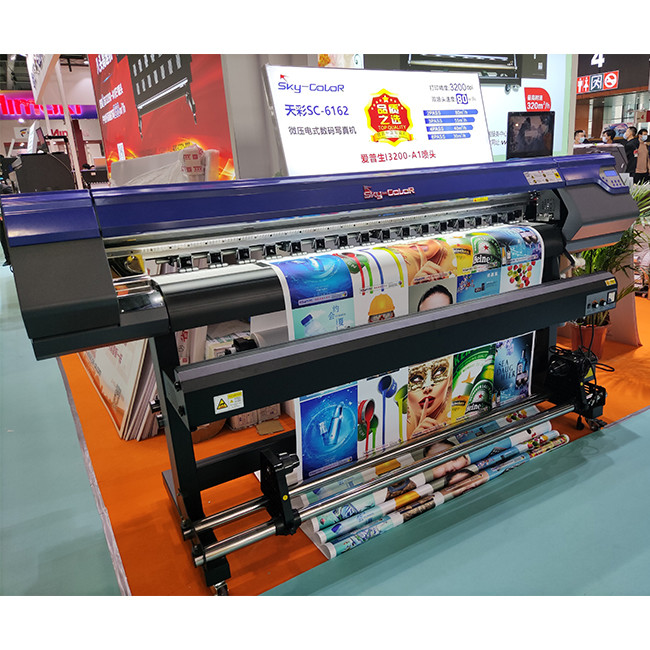 2 Heads Eco Solvent Wide Format Skycolor Inkjet Printer