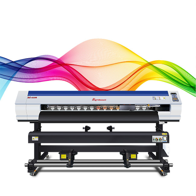 Outdoor Skycolor Plotter Advertising Printing Machine With 2 Heads