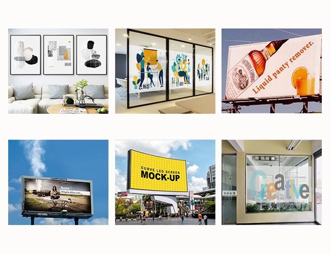 SkyColor 2 Heads RTR UV Inkjet Printer For Coated Flex Banner